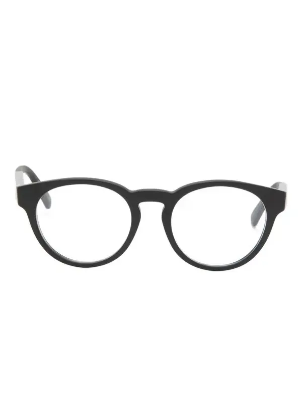 BVLGARI Round Frame Eyeglasses - Black