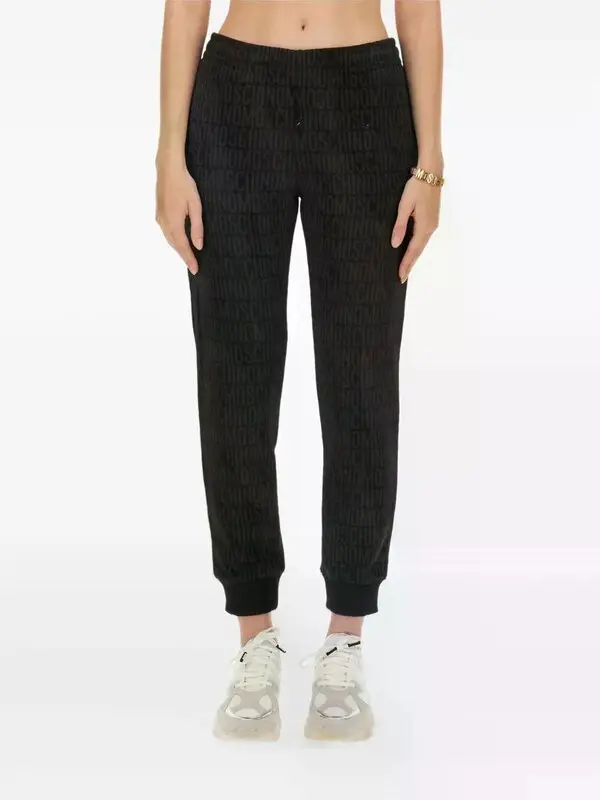 Moschino All-over Monogrammed Track Pants
