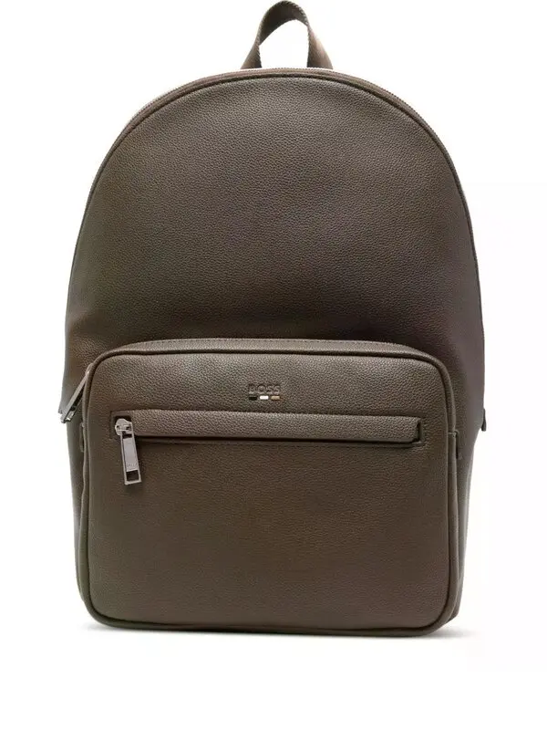 Hugo Boss Zip Backpack - Green