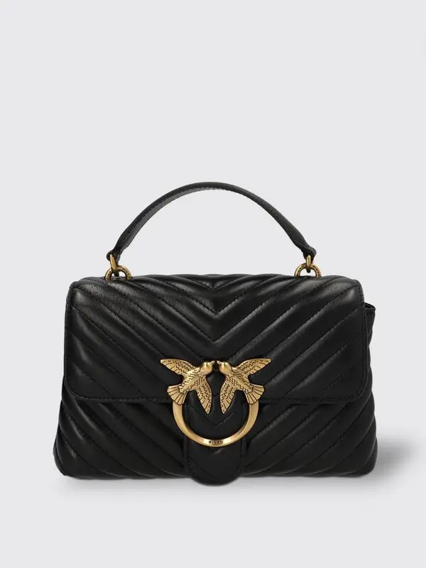 Pinko Quilted Shoulder Bag - Black