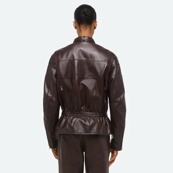 Helmut Lang Leather Moto Jacket