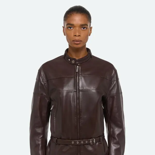 Helmut Lang Leather Moto Jacket