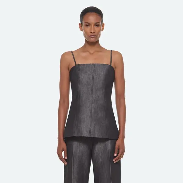 Helmut Lang Minimal Slip Top - Black