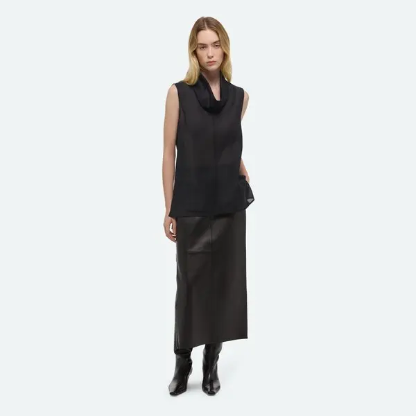 Helmut Lang Cowl Neck Top