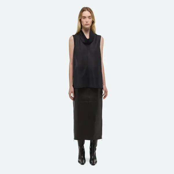 Helmut Lang Cowl Neck Top