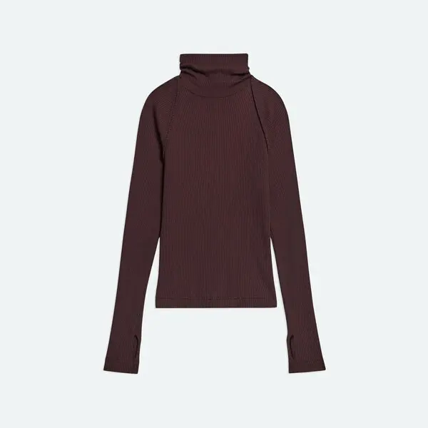 Helmut Lang Shrug Turtleneck - Mahogany