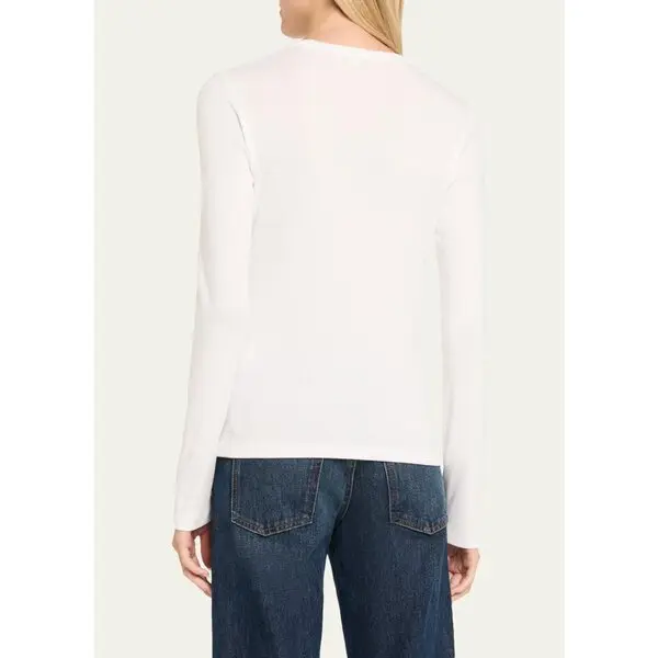 Vince Long-sleeve Crewneck T-shirt - Black