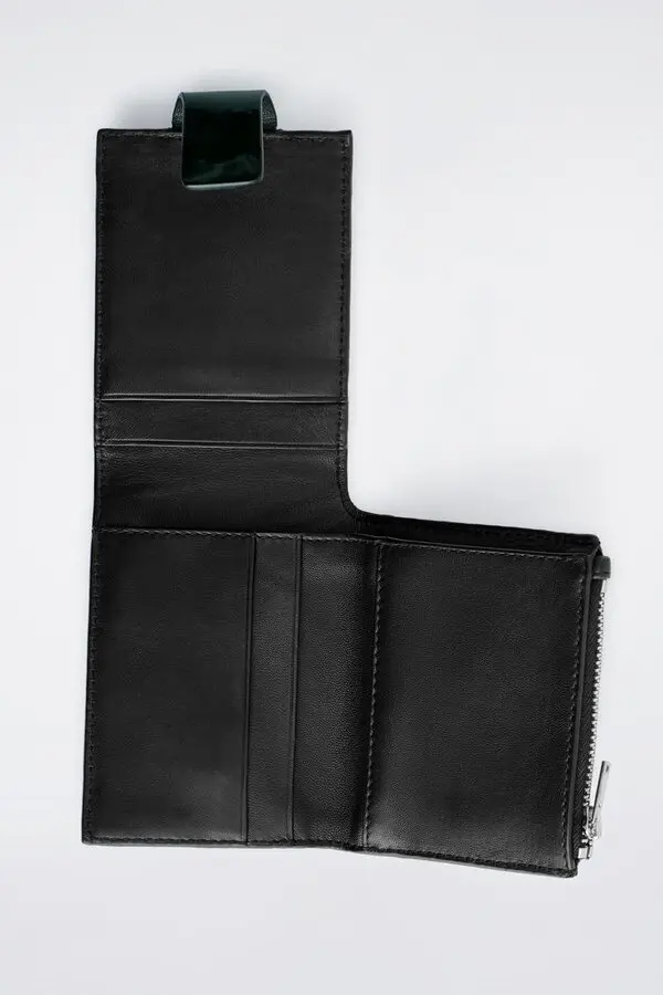 Cos Leather Wallet - Green