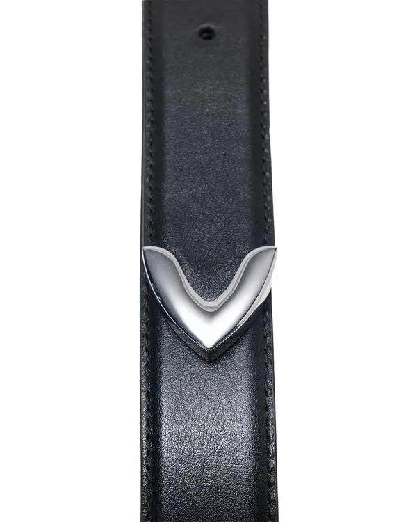Maje Smooth Leather Belt