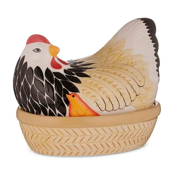 MASON CASH Home To Roost Mother Hen Storage - Multi