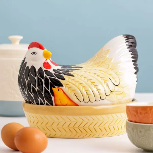 MASON CASH Home To Roost Mother Hen Storage
