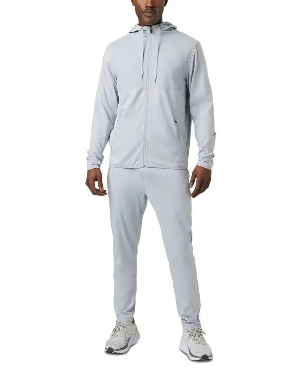 Vuori Sunday Element Hooded Track Jacket - Platinum