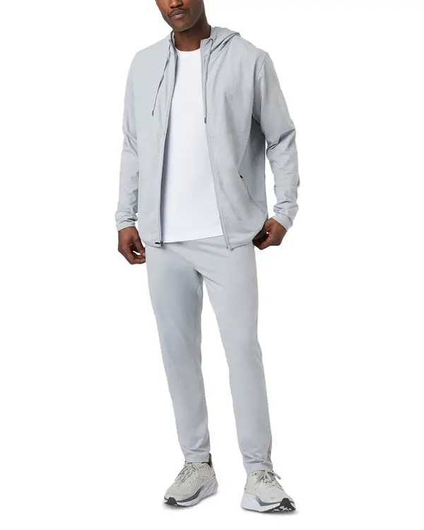 Vuori Sunday Element Hooded Track Jacket - Platinum