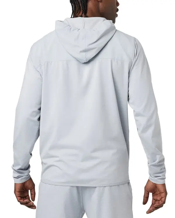 Vuori Sunday Element Hooded Track Jacket - Platinum