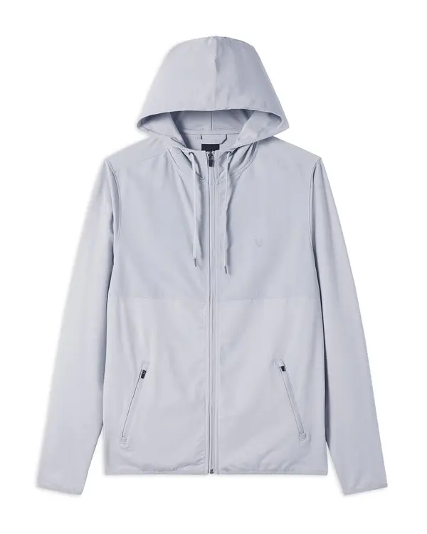 Vuori Sunday Element Hooded Track Jacket - Platinum