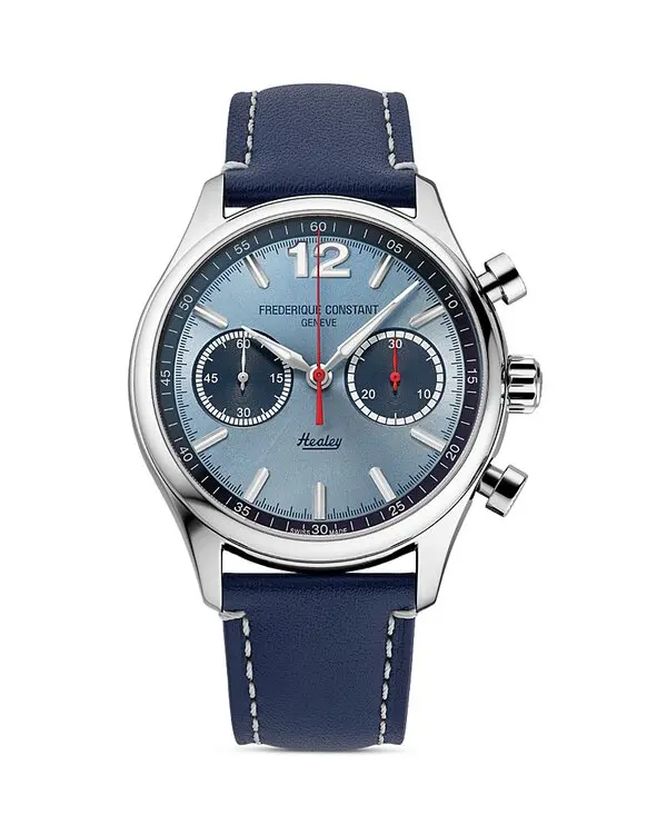 FREDERIQUE CONSTANT Vintage Rally Healey Chronograph, 42mm - Blue/navy