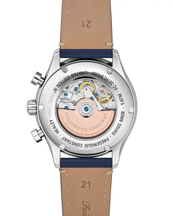 FREDERIQUE CONSTANT Vintage Rally Healey Chronograph, 42mm - Blue/navy