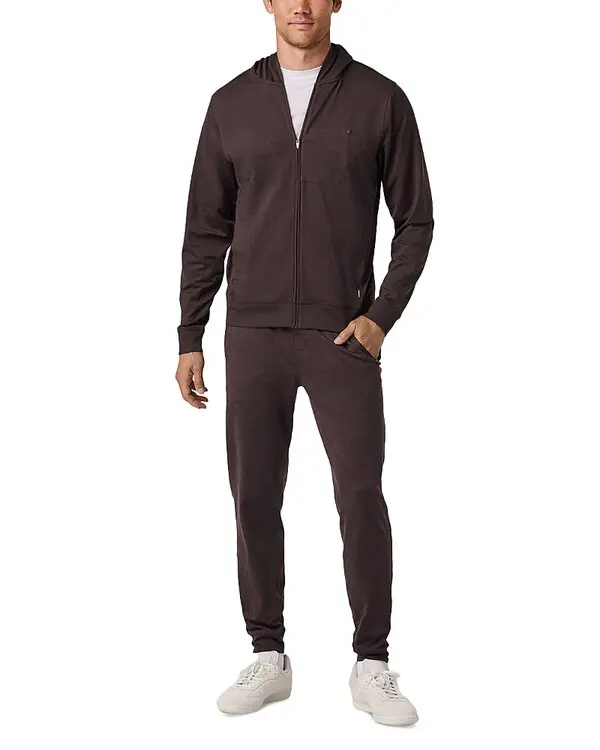 Vuori Ponto Full Zip Hoodie - Sangria