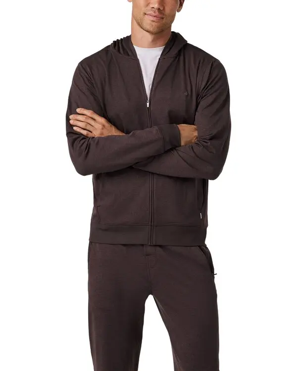 Vuori Ponto Full Zip Hoodie - Sangria
