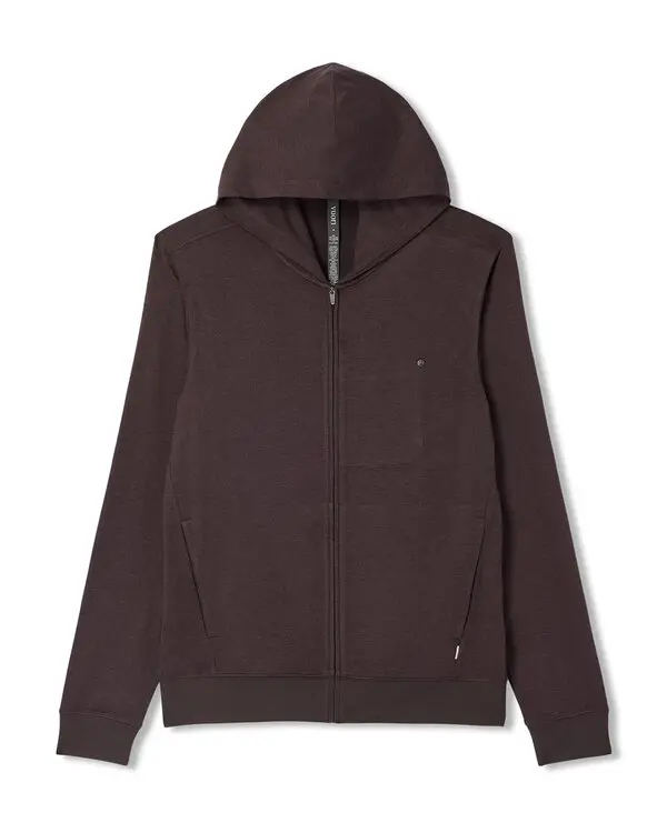 Vuori Ponto Full Zip Hoodie - Sangria