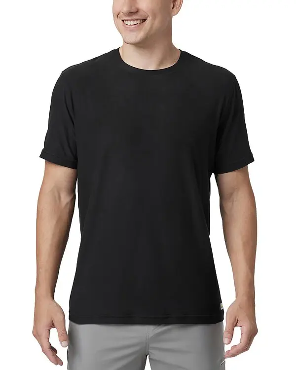 Vuori Strato Short Sleeve Tech Tee - Black