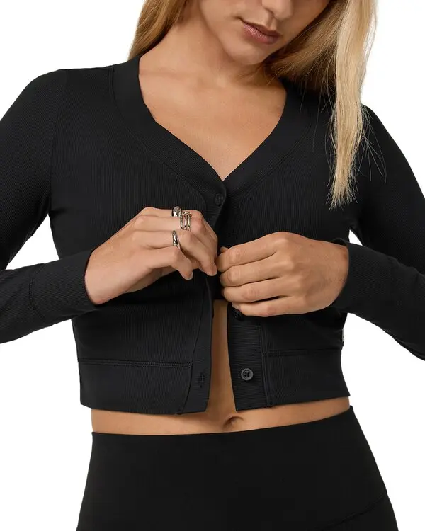 Vuori Pose Cropped Cardigan