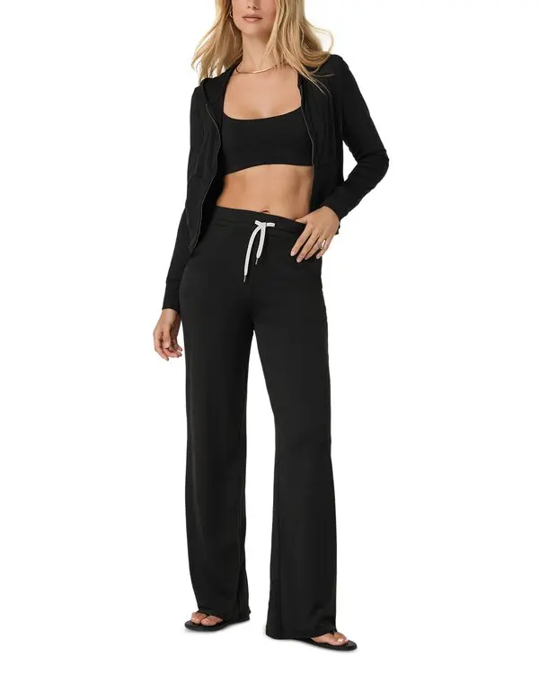Vuori Halo Zippered Hoodie - Black