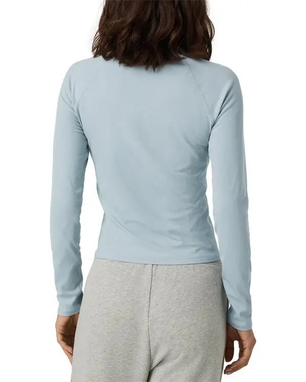 Vuori Pose Raglan Sleeve Top - Blue Haze
