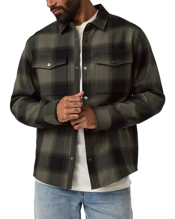 Vuori Range Plaid Shirt Jacket - Oregano