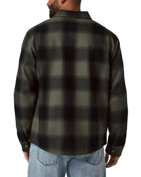 Vuori Range Plaid Shirt Jacket - Oregano