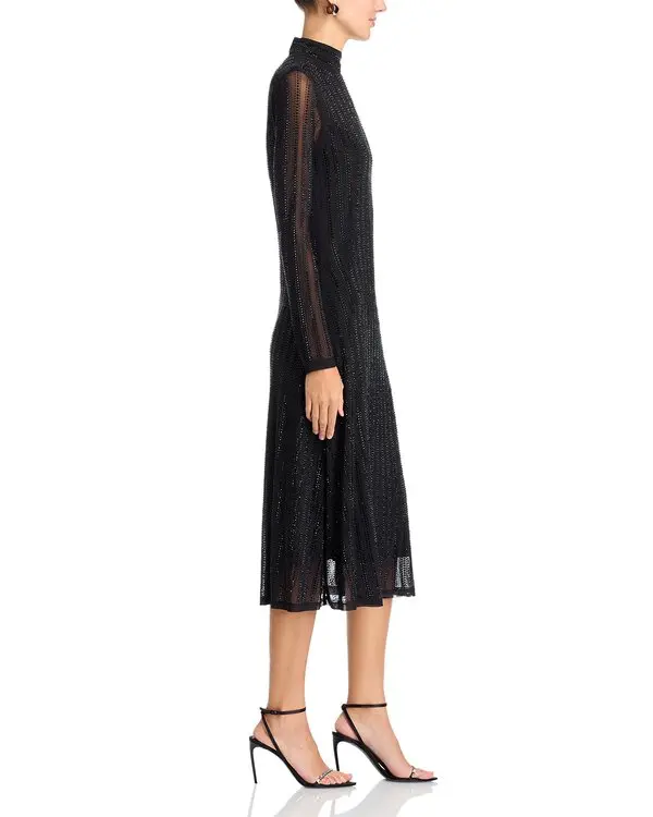 Buy Elie Tahari Martine Rhinestone Dress - Noir At 50% Off | Editorialist