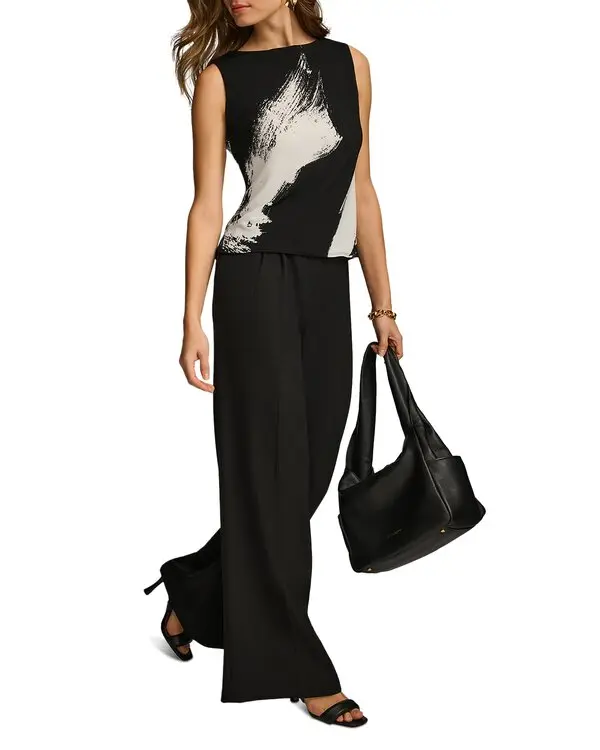 Donna Karan New York Printed Sleeveless Top