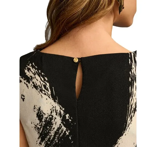 Donna Karan New York Printed Sleeveless Top