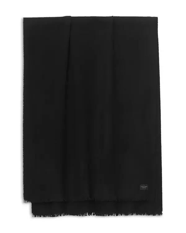 Rag & Bone Joni Wool Scarf - Black