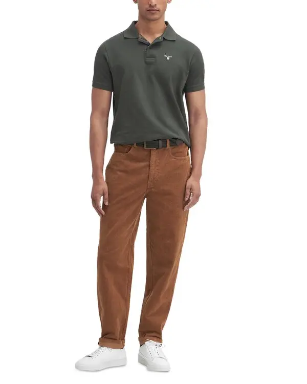 Barbour Stretch Cord Slim Fit Trousers - Dark Honey