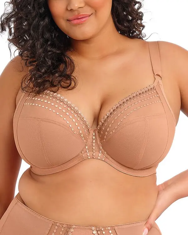 Elomi Matilda Underwire Plunge Bra - Cafe Au Lait