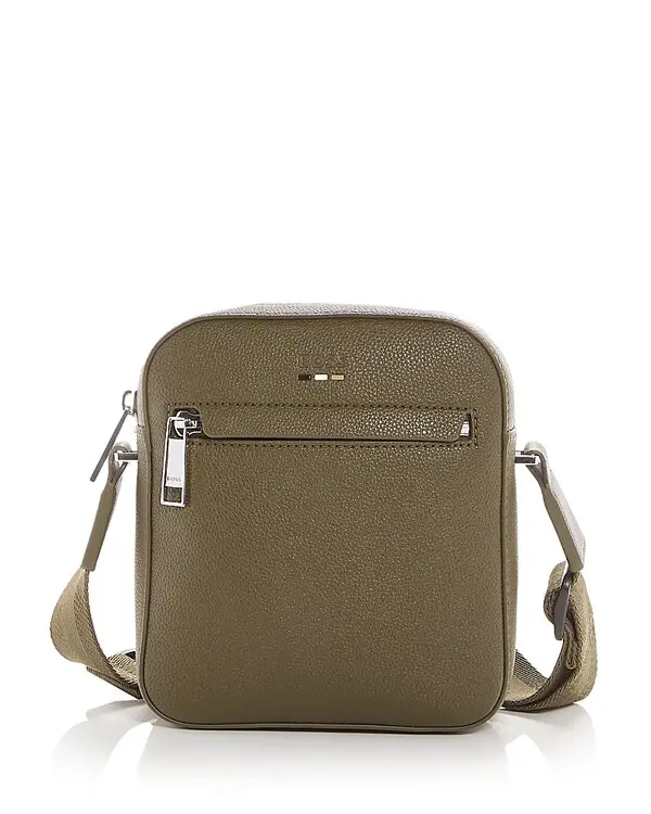 Hugo Boss Ray Zip Crossbody Bag - Open Green