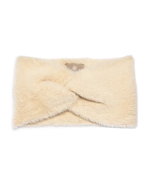 LOEVENICH V Frass Fuzzy Headband - Cream