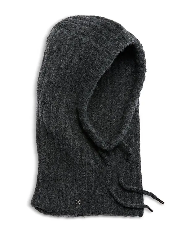 LOEVENICH V Fraas Marl Knit Balaclava - Charcoal
