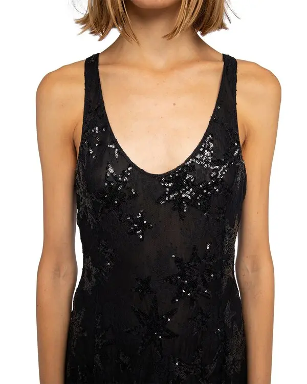 Zadig&Voltaire Rarysa Sequined Lace Dress