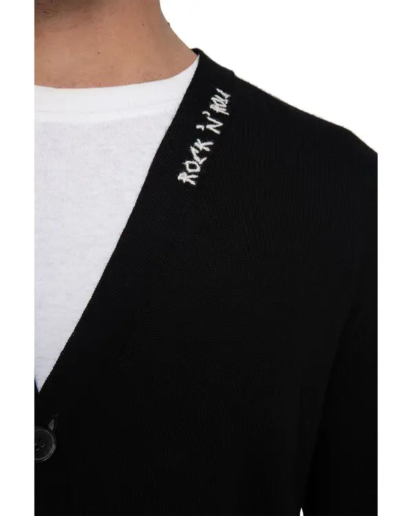 Zadig&Voltaire Remi Merino Wool Cardigan - Black