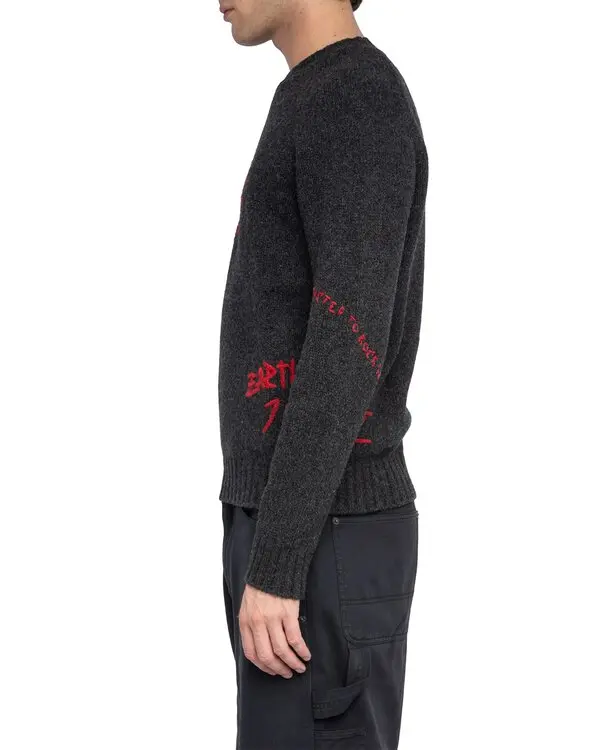 Zadig&Voltaire Jordan Merino Wool Sweater - Anthracite