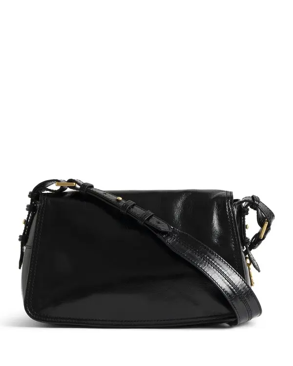 Zadig&Voltaire Le Zouzou Patent Leather Bag - Black