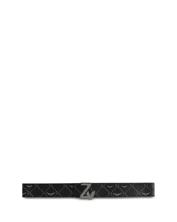 Zadig&Voltaire Zv Initiale Printed Belt