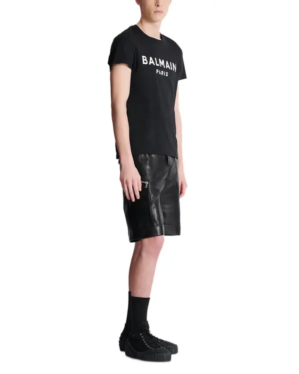 Balmain Logo Graphic Tee - Black/white