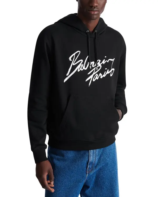 Balmain Script Logo Hoodie