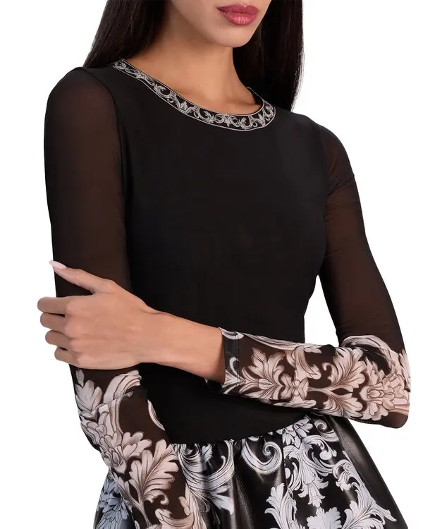 Alice + Olivia Chara Long Sleeve Dress - Winters Tale - 60% Off |  Editorialist