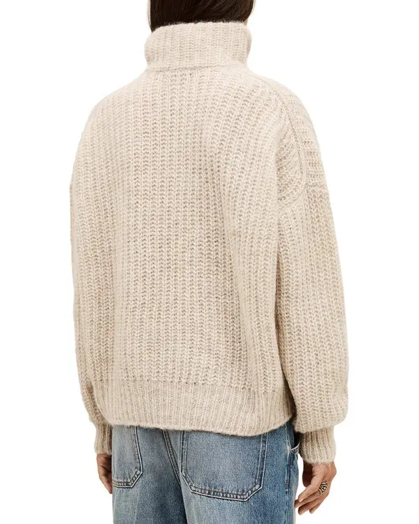 Ba&sh Beltane Zip Collar Sweater