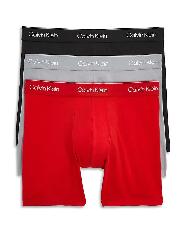 Calvin Klein Boxer Briefs, Pack Of 3 - Black