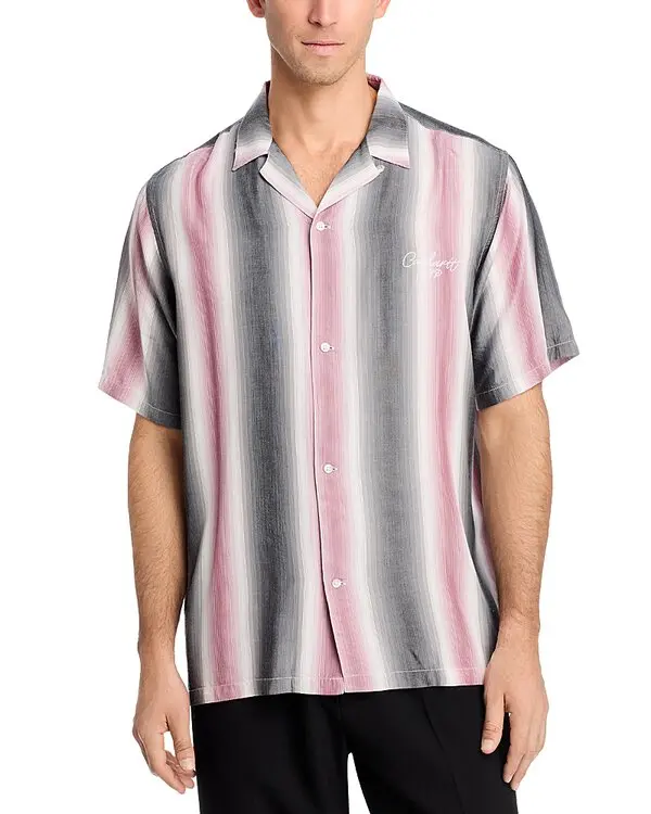 Carhartt Work In Progress Dashner Short Sleeve Camp Shirt - Dashner Stripe